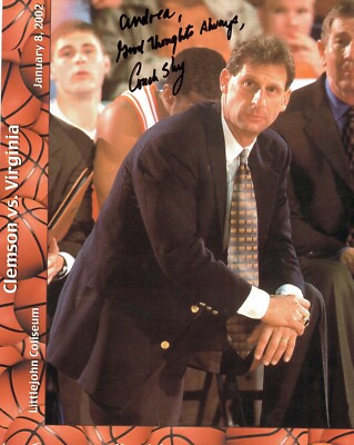 HEAD COACH LARRY SHYATT-CLEMSON TIGERS--JANUARY 8,2002-2001-2002 SEASON ...