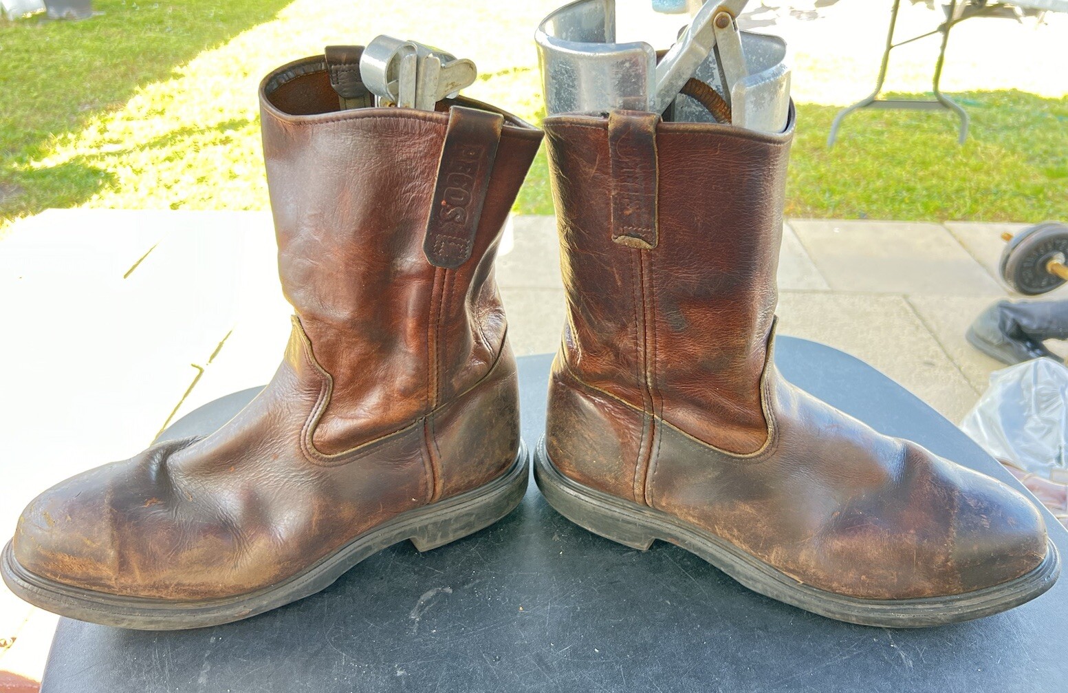 Red Wing Pecos Steel Toe Men’s Brown Leather Work Cow… - Gem