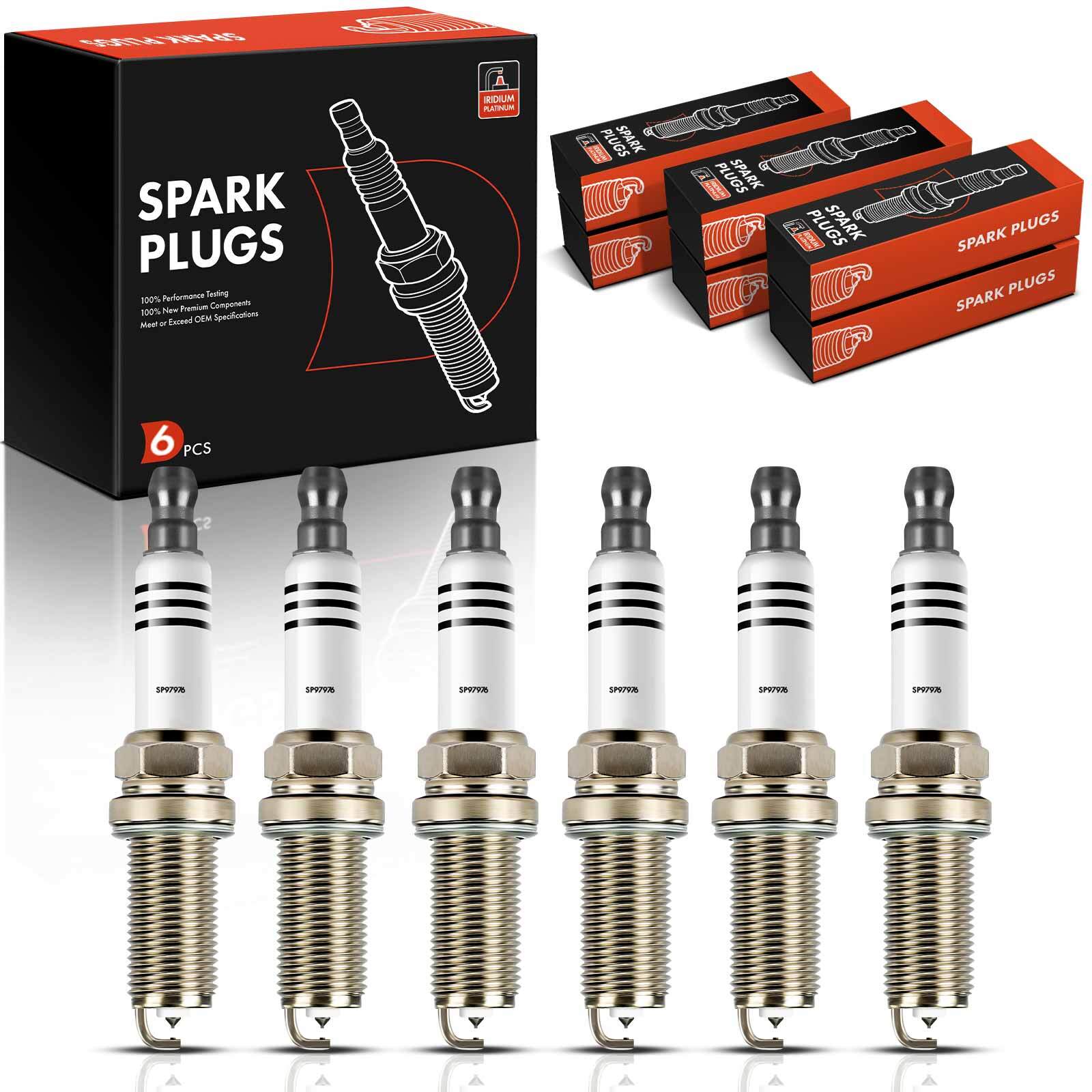 6x Iridium & Platinum Spark Plugs for Genesis G70 G80 G90 Kia K900 ...