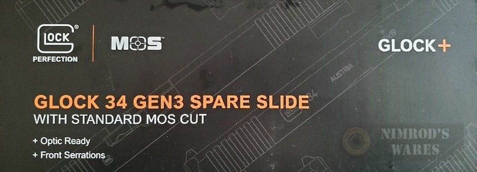 Glock 34 G34 Gen3 SLIDE Standard MOS Cut Optic-Ready 79011 FAST SHIP | eBay