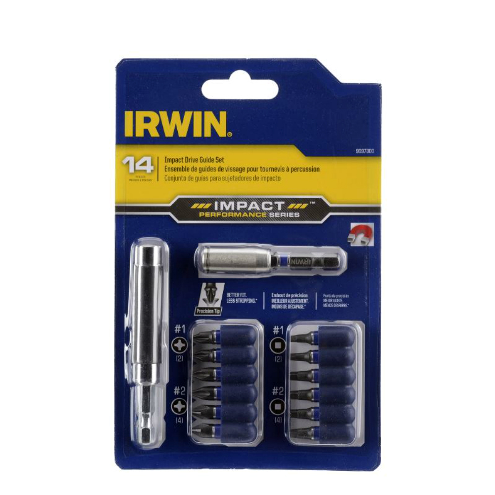 New Irwin Impact Screwdriver Bit Set 14 Pcs Ebay