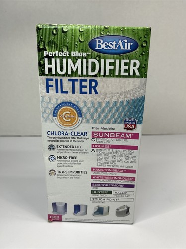 BEST AIR HUMIDIFIER FILTER REPLACEMENT SUNBEAM MODEL H62 MADE IN USA ...