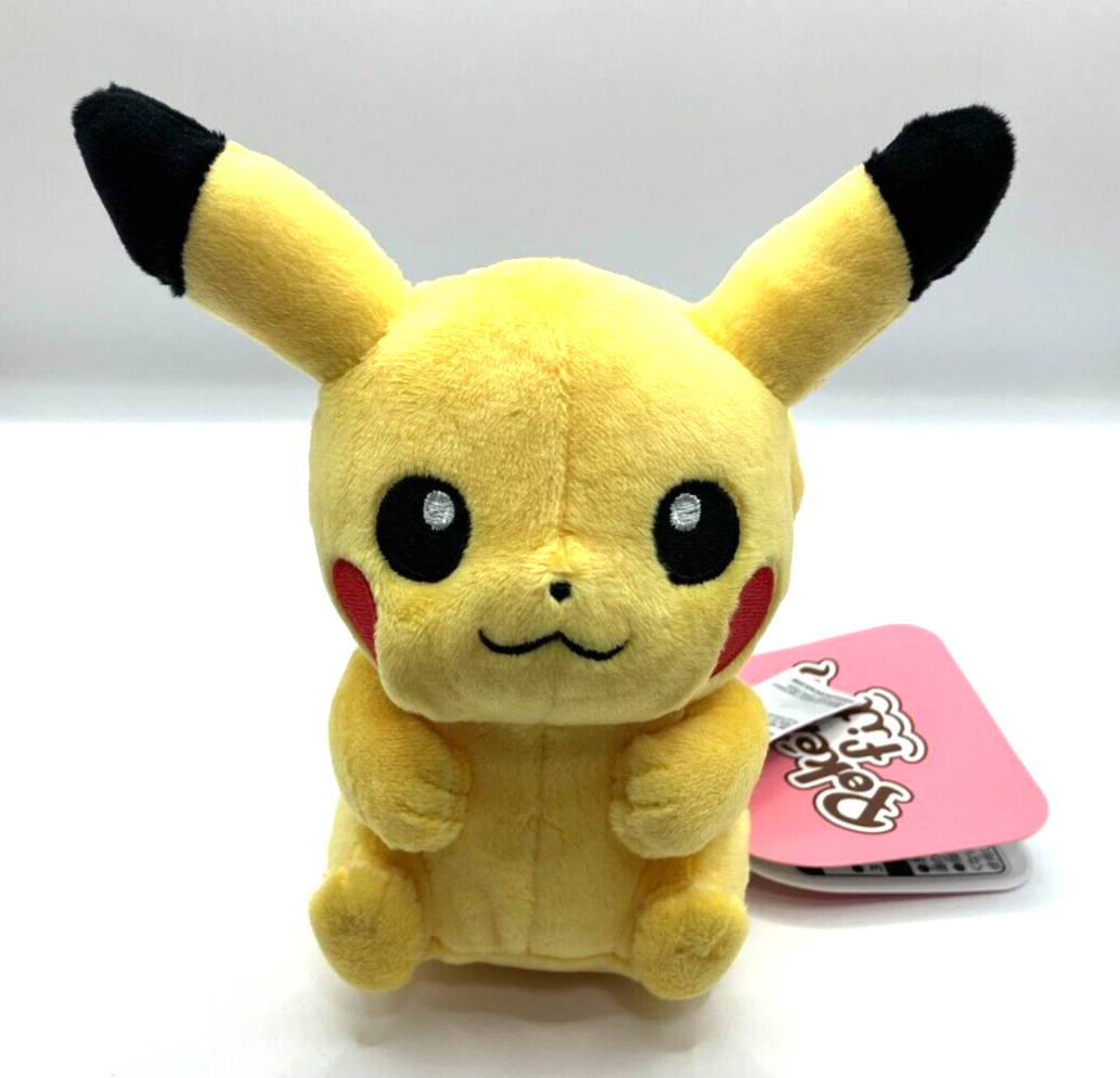 Pokemon Center Pikachu Stuffed Plush #25 Fit Mini Doll Soft Cuddly toy ...