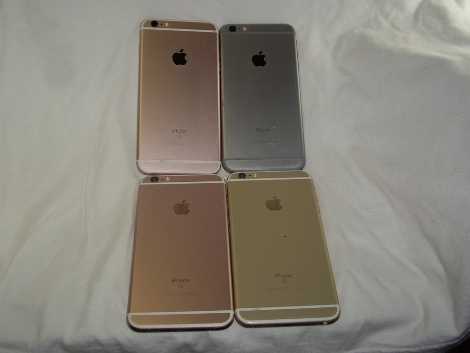 Lot of (4) Apple iPhone 6s Plus models A1634 A1687 for PARTS ONLY (j1 ...