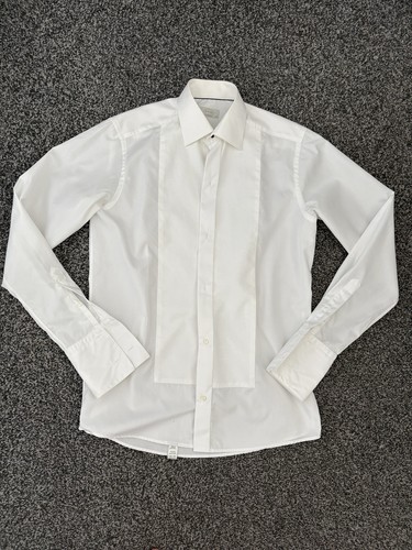 Eton Men’s Tuxedo Shirt Evening Dinner White Bib Front 15.5” 39 | eBay