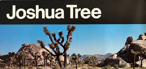 Vintage 1990 JOSHUA TREE MONUMENT NATIONAL PARK SERVICE UNIGRID ...