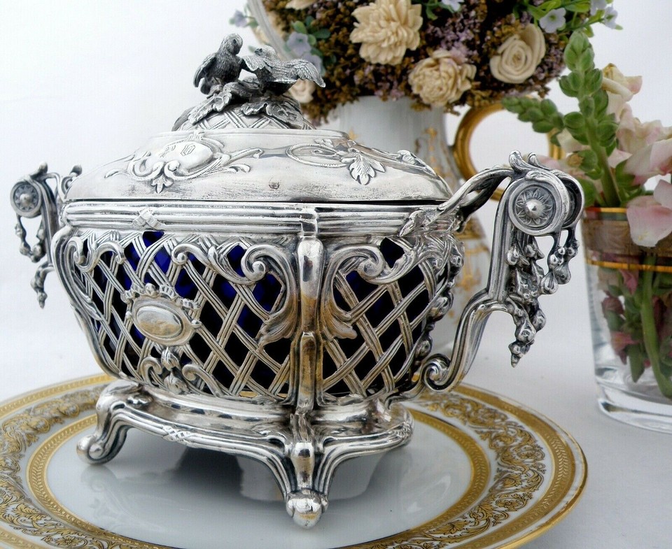 19th Century French Sterling Silver large Candy Box | eBay