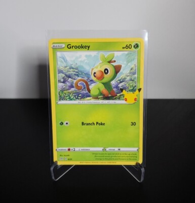 Pokemon TCG Grookey 8/25 McDonalds 25th Anniversary Regular Promo NM/M ...