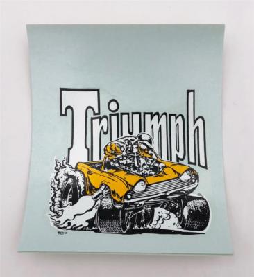 ED "BIG DADDY" ROTH TRIUMPH YELLOW VERSION DECAL STICKER | eBay