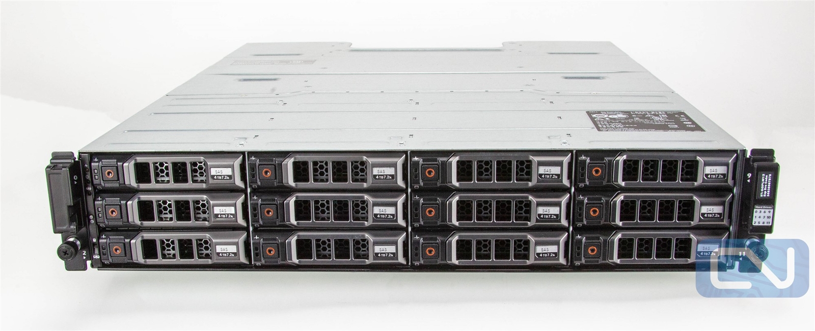 Dell PowerVault MD1200 12 Bay 3.5" U648K Dual 3DJRJ SAS Controller Dual ...