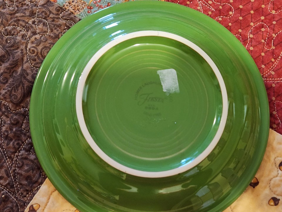 Fiestaware Moonlit Witch 6.5" Plate Fiesta Shamrock Green Retired ...