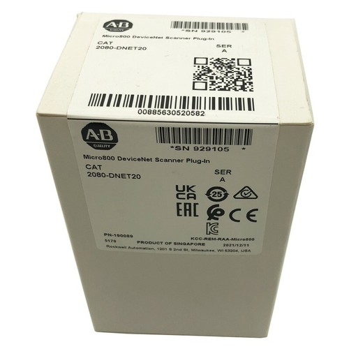 2080-DNET20 Micro800 DeviceNet Scanner Plug-In 2080DNET20 New Original ...
