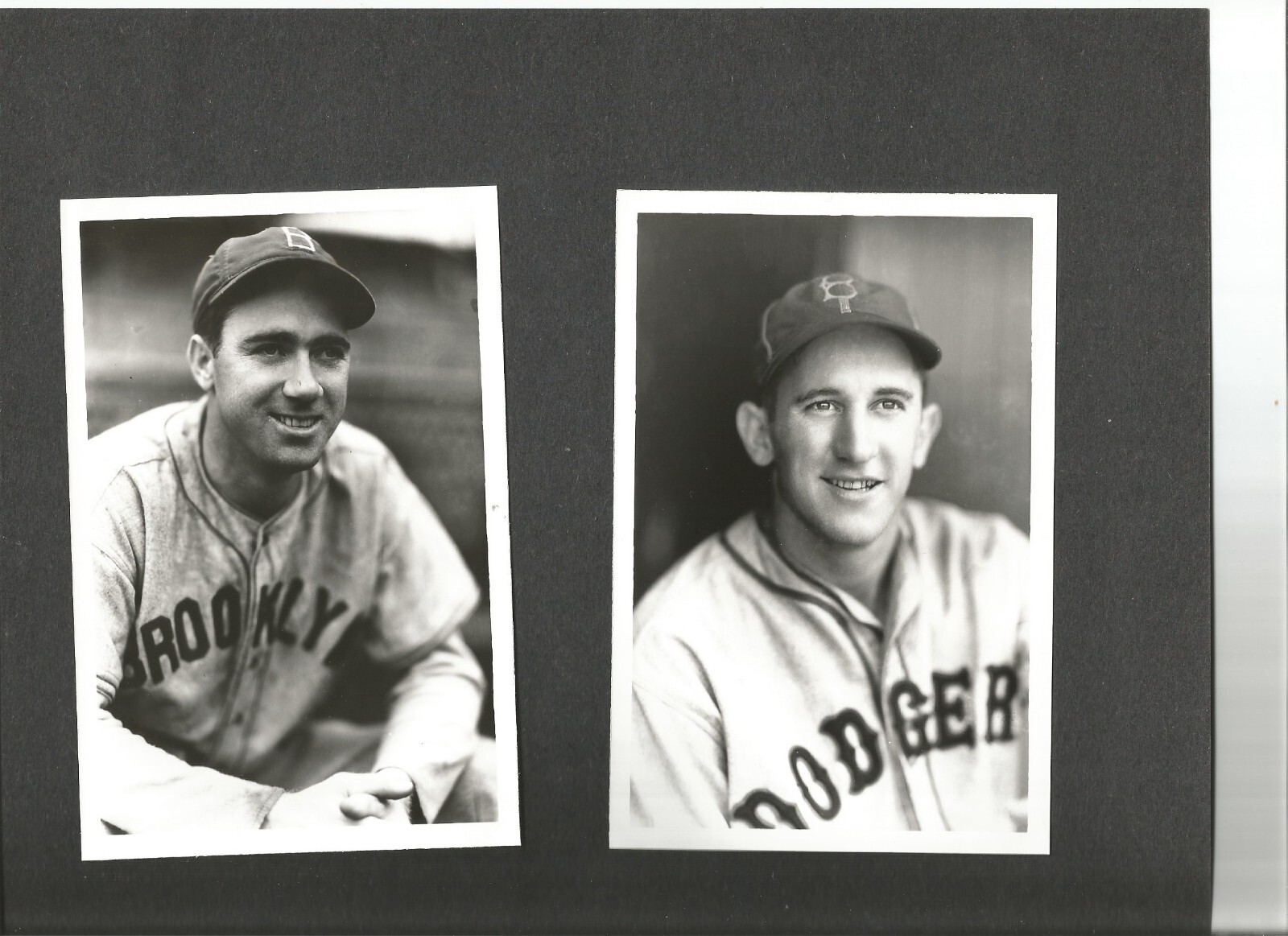 12 reprints George Brace 4x6 photos of the 1934 Brooklyn Dodgers (w. Al ...