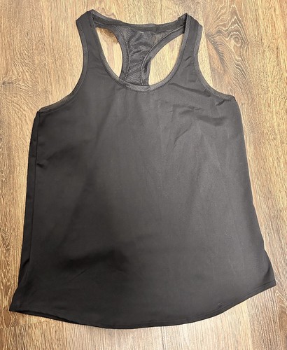 Fabletics Tank Top Shirt Women Medium Black Activewear Racerback ...