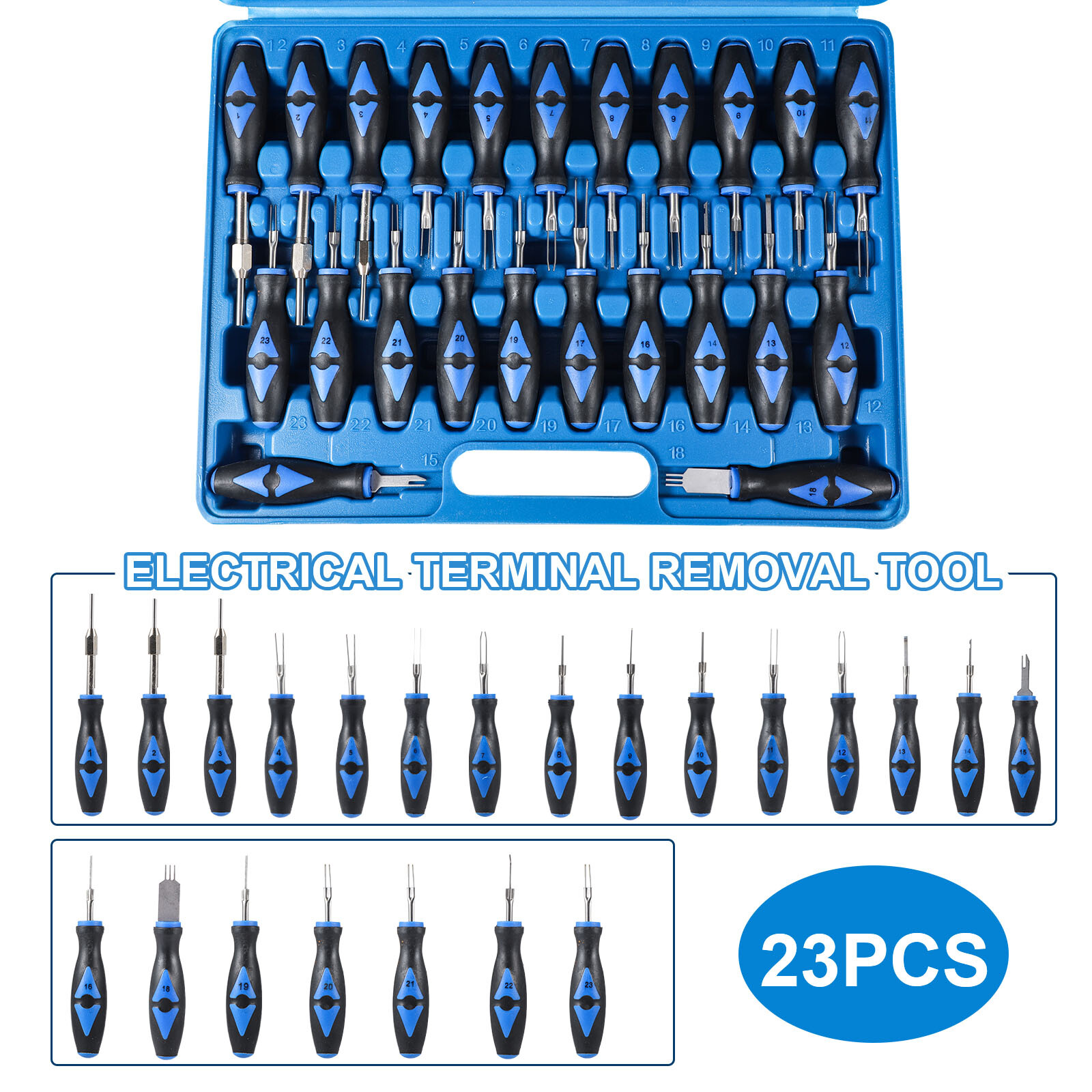 23 Tlg Auspinwerkzeug Set ISO Pin Auspinnen Entriegeln KFZ Lösen ...