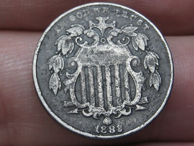 1882 Shield Nickel 5 Cent Piece- Fine/VF Details | eBay