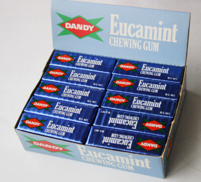 3X RARE VINTAGE 80'S DANDY EUCAMINT CHEWING GUM PACKS DENMARK GREECE ...