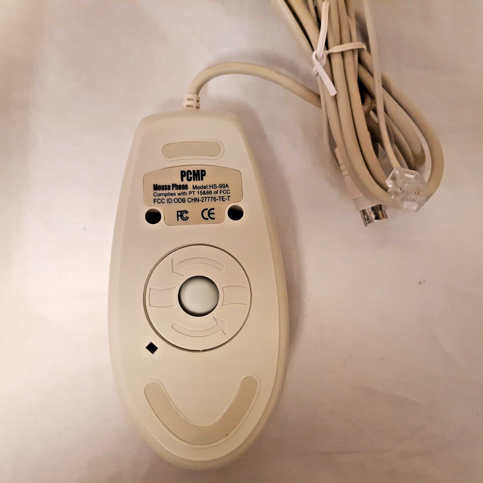VINTAGE REAL TOUCH MOUSE PHONE, A COMBINATION PHONE AND MOUSE ALL IN ...