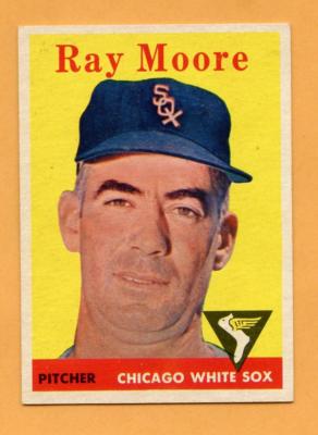 1958 Topps Baseball Card #249 Ray Moore -- White Sox (VG-EX) | eBay