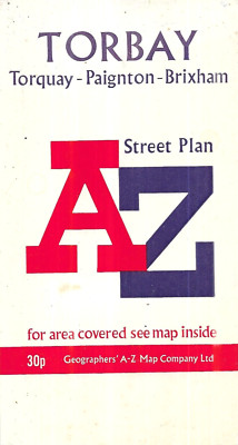 Street Plan TORBAY Torquay Paignton and Brixham by Geographers' A-Z Map ...