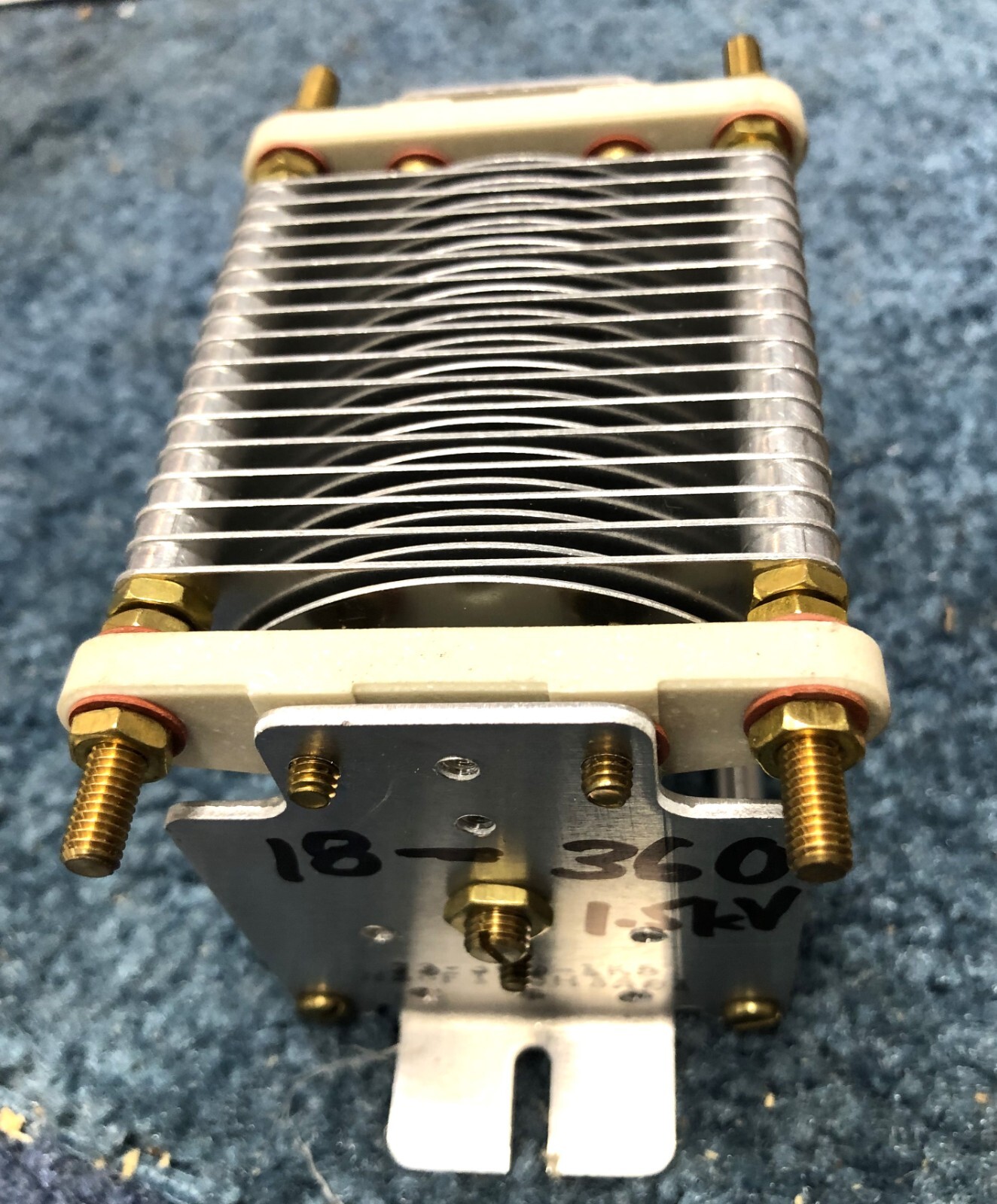 variable capacitor air 18-360 pF 1.5kV with locking 1/4 inch shaft | eBay