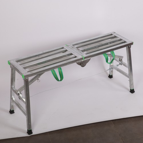 Folding Hop Up Work Platform Step Up Bench Plasterers Ladder Stool ...