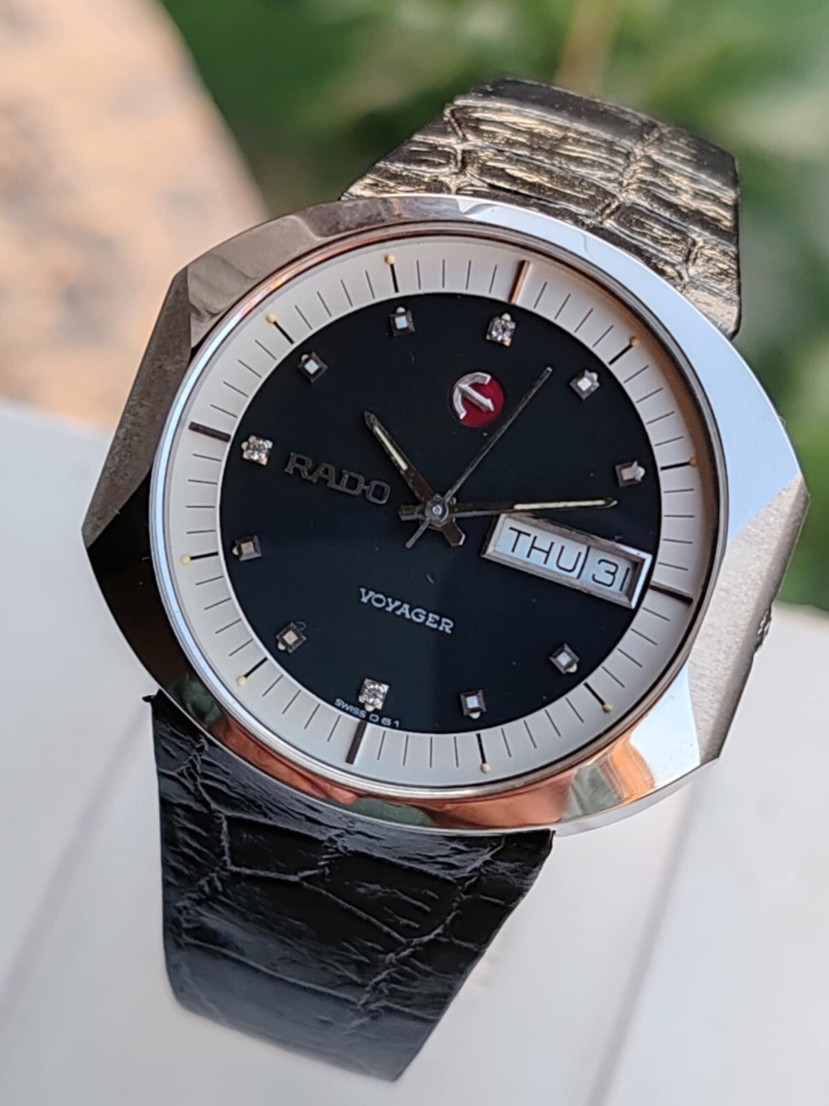 Rado Voyager Automatic Jumbo 1980s Vintage - Rare - Gem