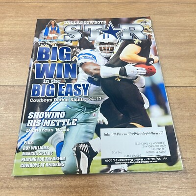 Dallas Cowboy STAR MAGAZINE / DECEMBER 26, 2009 / BIG WIN IN THE BIG ...