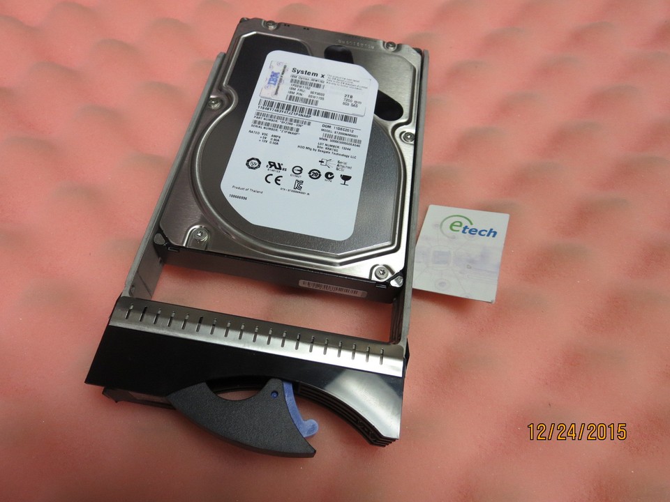 00W1152– IBM 2TB 3.5" 6Gb SAS HDD for DS3512/ EXP3512= 90Y9000, 49Y1871 ...