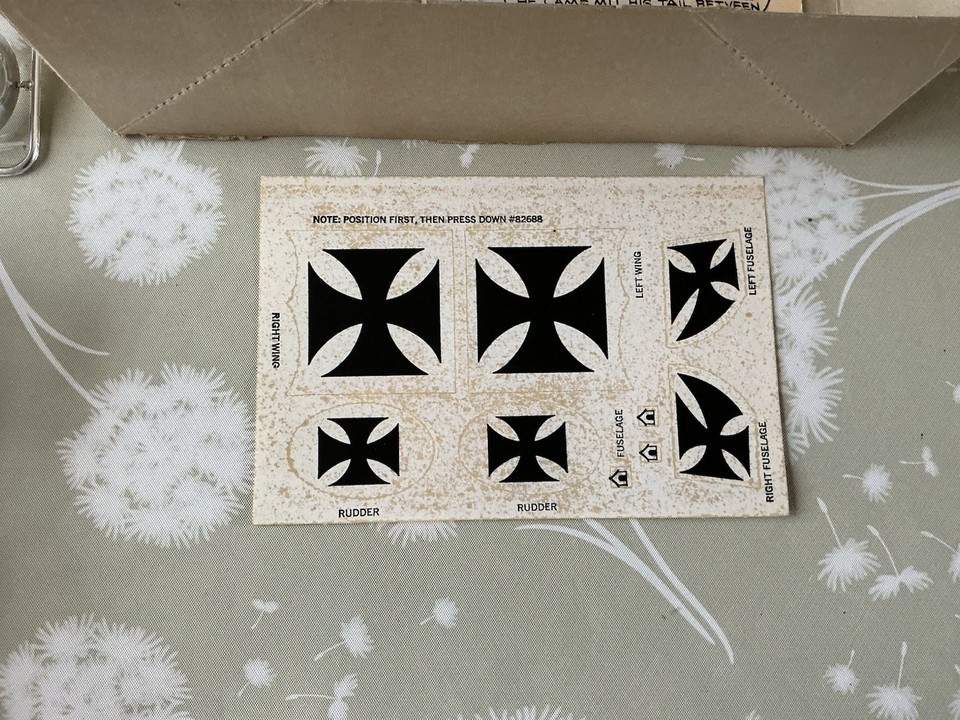 Revell Red Baron and His Funfdecker Fokker Model Kit Complete Set | eBay UK