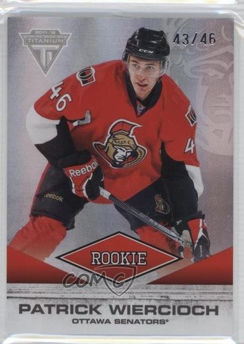 2011-12 Panini Titanium Rookie /46 Patrick Wiercioch #143 Rookie RC | eBay