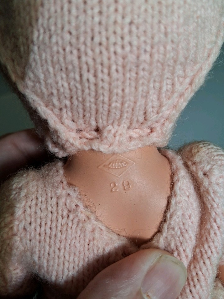 Beautiful Vintage German Schildkrot Turtle Mark Doll 29; 12" Celluloid ...