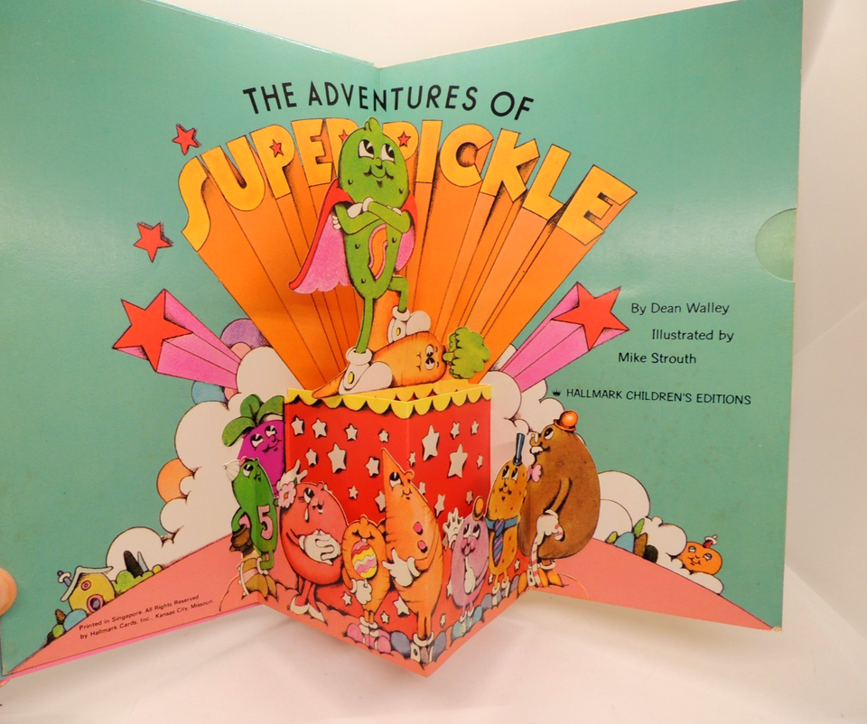 The Adventures of Super Pickle by Dean Walley Vintage Hallmark Pop-Up ...