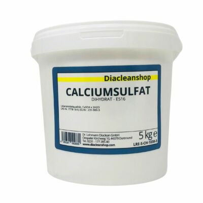 Calciumsulfat Dihydrat 5kg in Lebensmittelqualität - E516 - Braugips ...