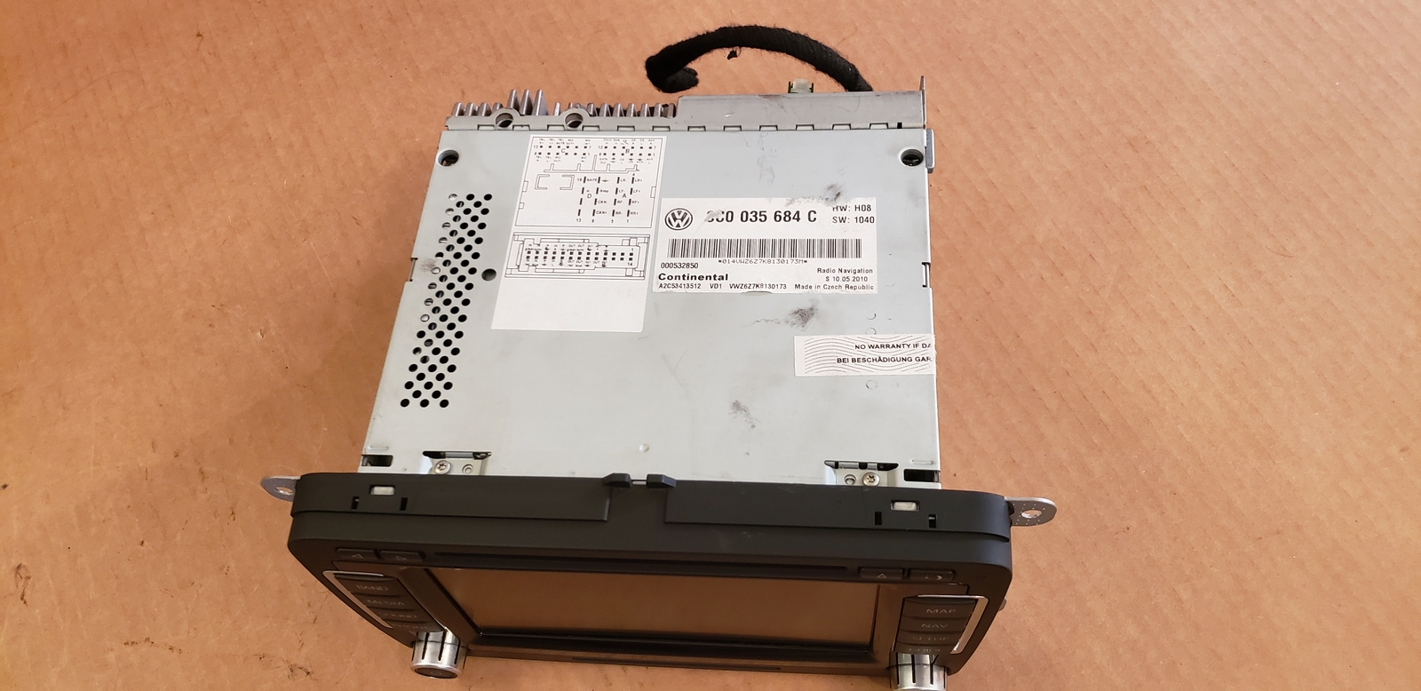 2010-2015 VW Navigation GPS Head Unit RNS510 rns 510 3C0035684C with ...