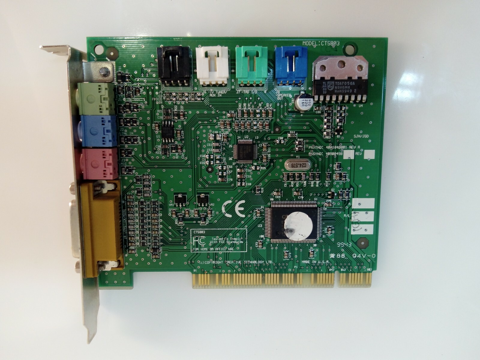 Creative Model CT5803 A54548 AudioPCI 9952 Video Card | eBay