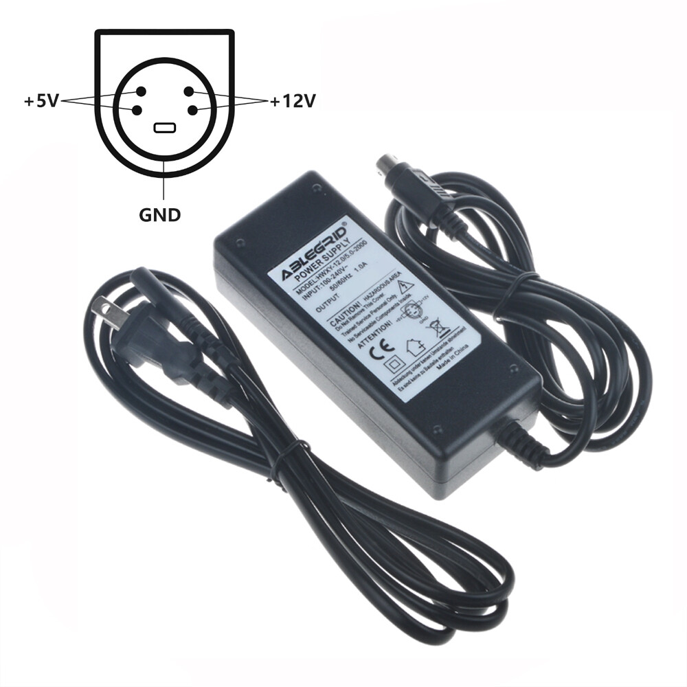 4-Pin AC Adapter Charger Power Supply For WD WD2500B011-RNE WD2500B007 ...