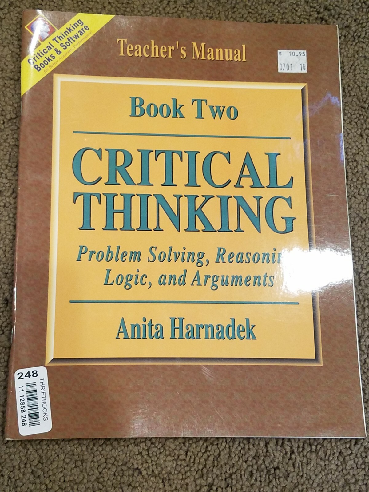 Critical Thinking Book 2 Teacher's Manual | eBay