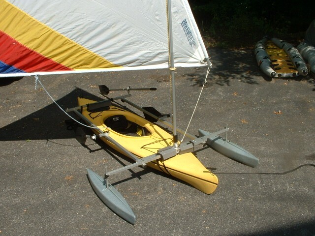 KAYAK SAIL KIT - fits any kayak incldg inflatable Sea Eagle 330/370 ...