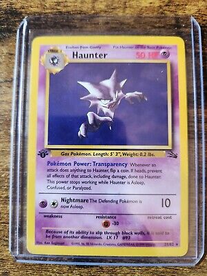 1999 Pokemon TCG Fossil Haunter Rare 1st Edition 21/62 | eBay