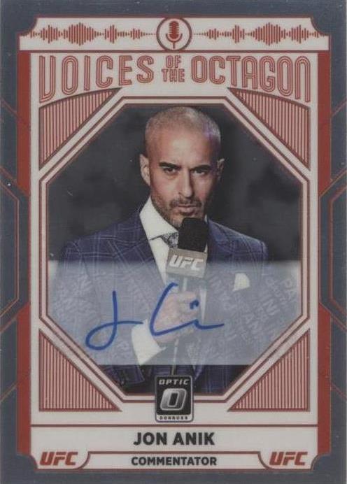 2022 Panini Donruss Optic UFC - Voices of the Octagon Jon Anik #122 ...