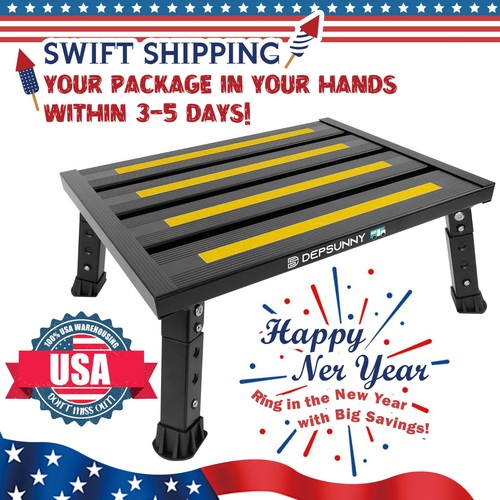 Adjustable Height Platform Step | Supports up to 1,000lbs. | Aluminum ...