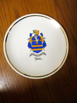 Vintage Holt England Crest 9" Plate Porcelain Collectible Retro UK | eBay