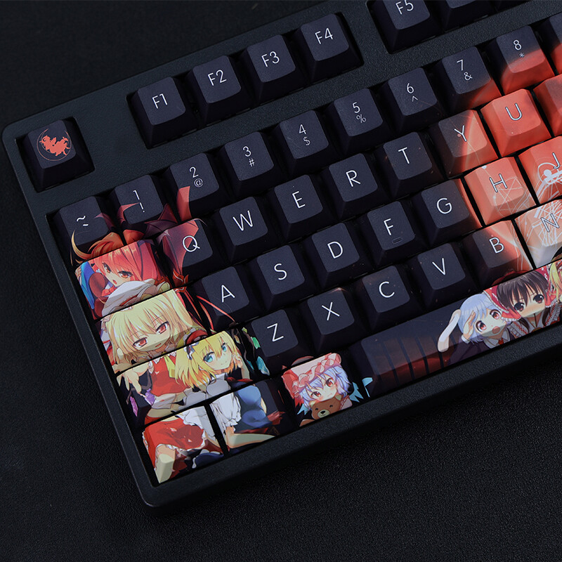 Anime Touhou Project 108 Key Cherry MX Height Keycap f/Mechanical ...