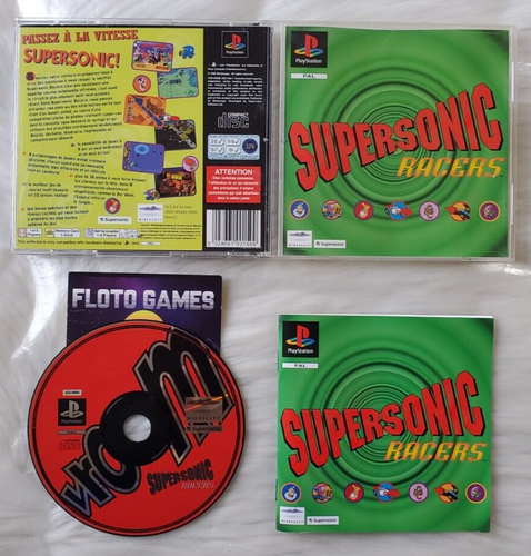 Jeu Supersonic Racers pour PS1 PAL FR Complet CIB - Floto Games | eBay