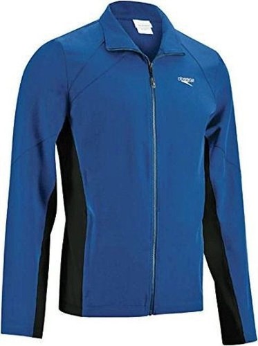 SPEEDO Swim Youth Boom Force Warm Up Jacket Sapphire Blue Black NEW ...