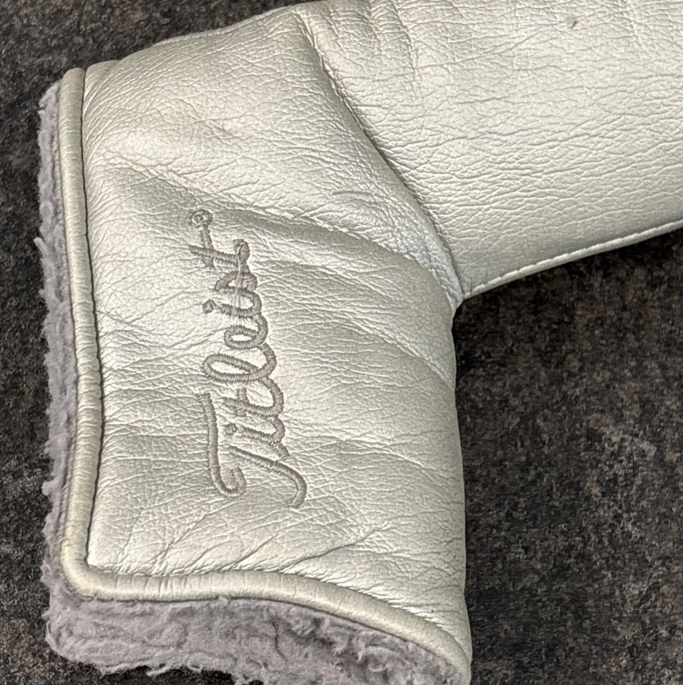 Scotty Cameron Studio Select Silver 3 Red Dot Putter HeadCover NICE ...
