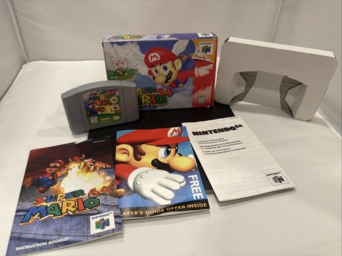 Super Mario 64 Complete in Box with Manual/ Papers | eBay