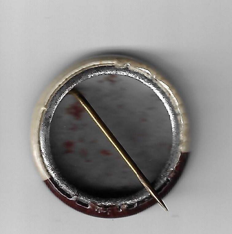 1908 Wm H Taft & James Sherman Jugate Prez Campaign Pin in Rich Sepia ...