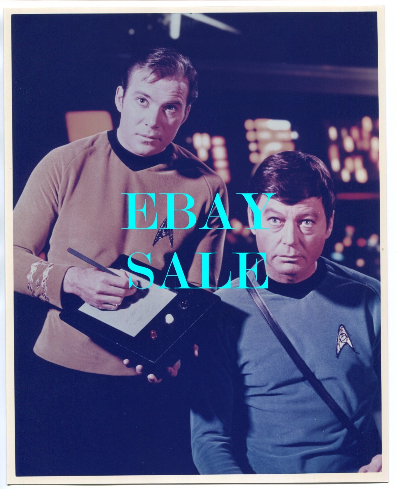 STAR TREK Rare VINTAGE PHOTO DeFOREST KELLEY & WILLIAM SHATNER | eBay